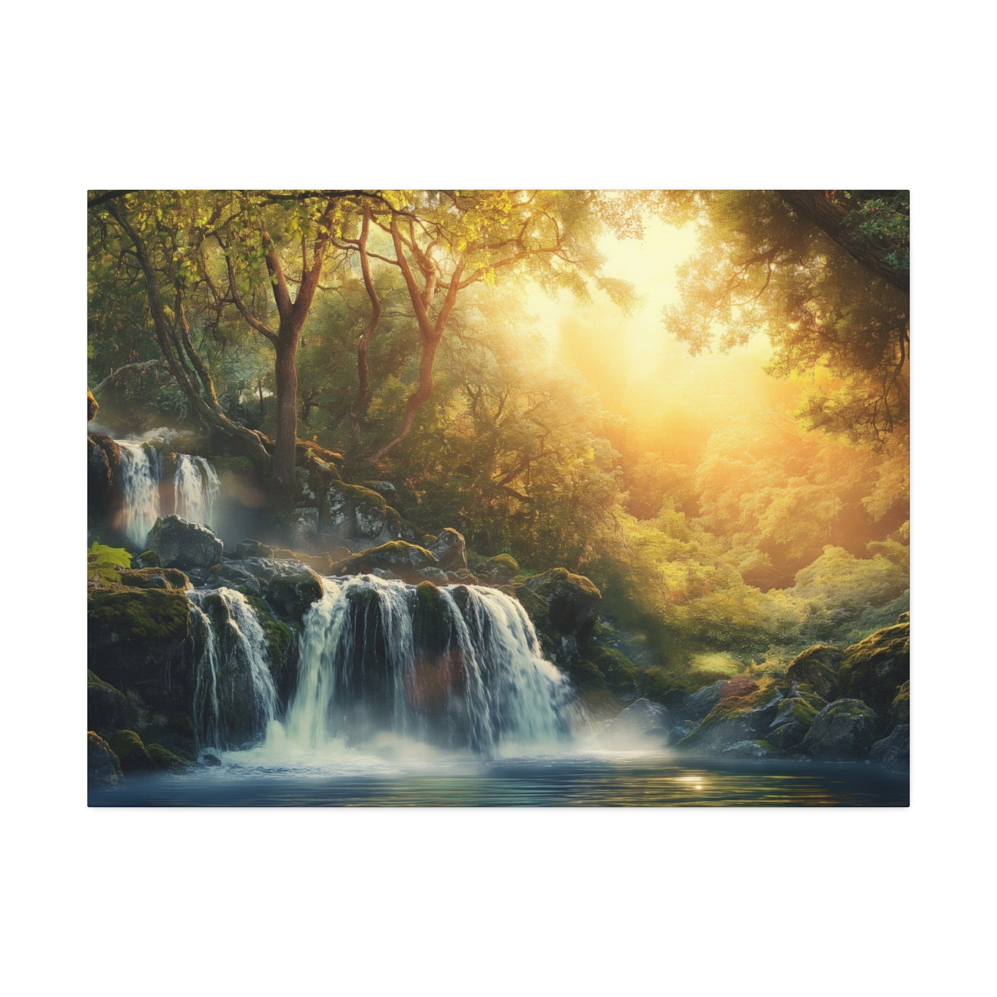 Art - Forest - Waterfall - Sunset – Throttle Designs