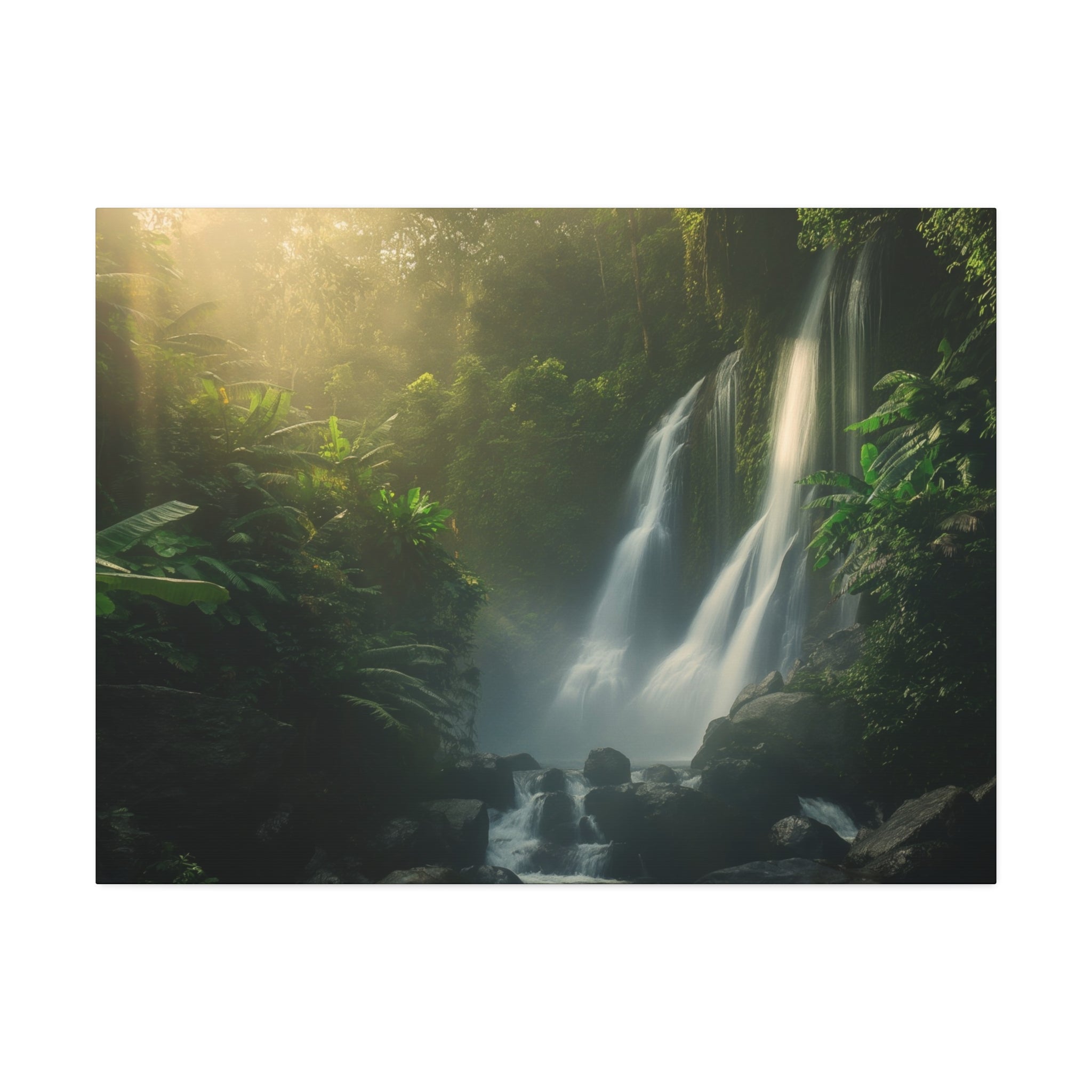 Art - Waterfall - Nature - Forest – Throttle Designs