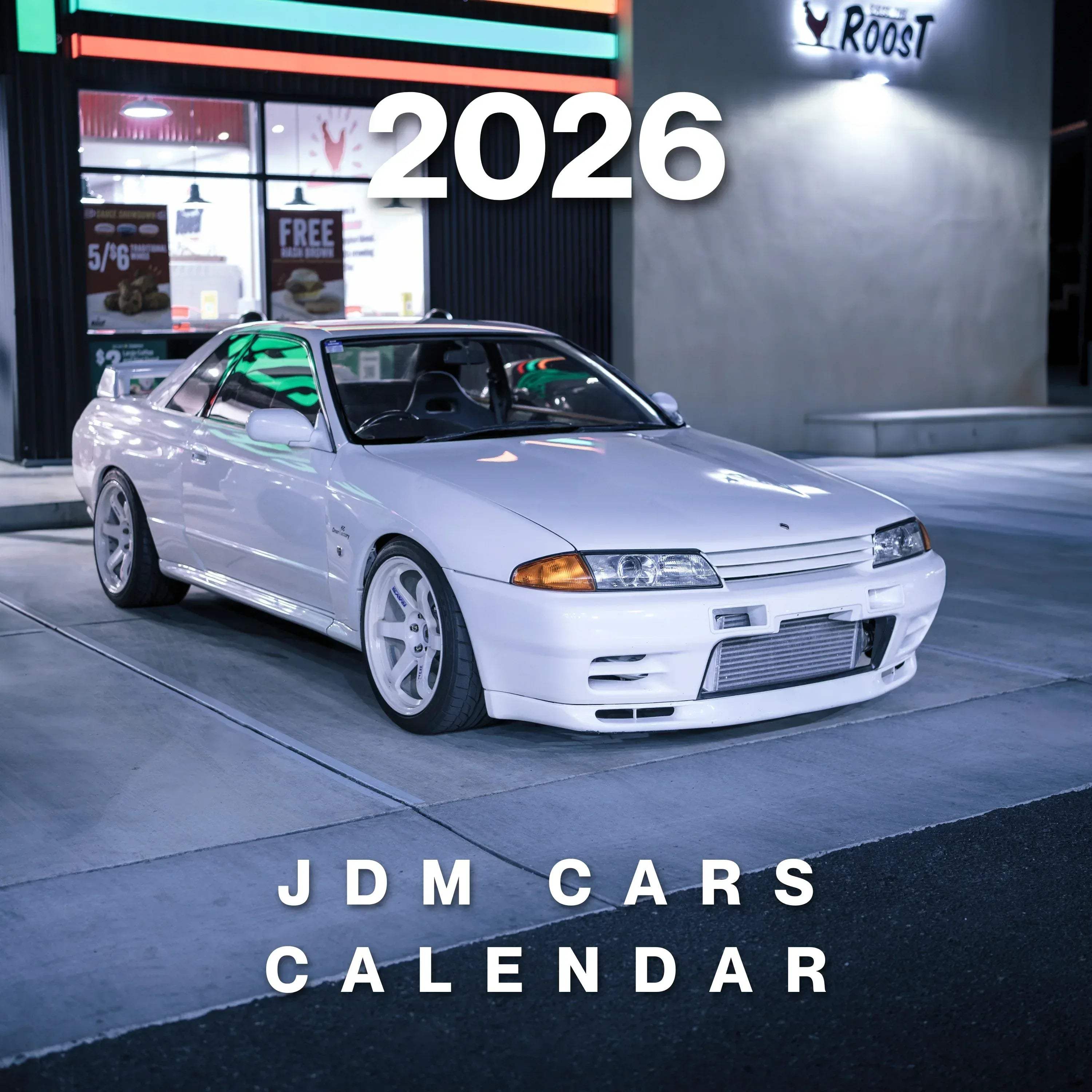2026 Car Calendar | JDM Cars Calendar | Version 2 – Throttle Designs